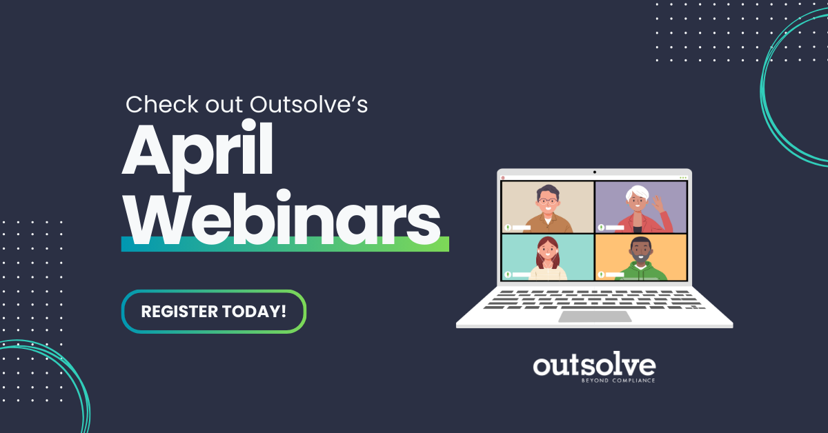 OutSolve's Upcoming Webinars